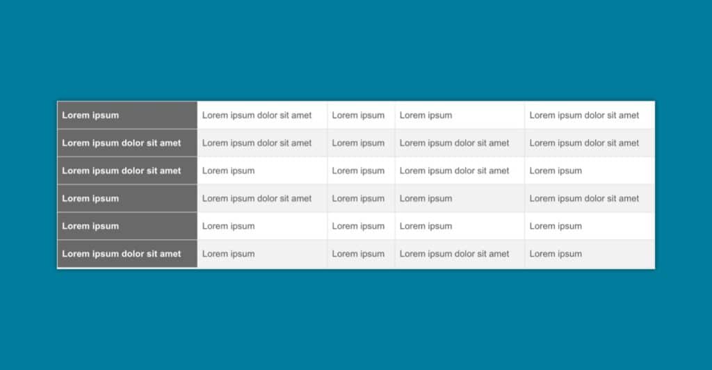 Responsive Tables: Die bessere Option zu Tabellen – raffiniert media AG